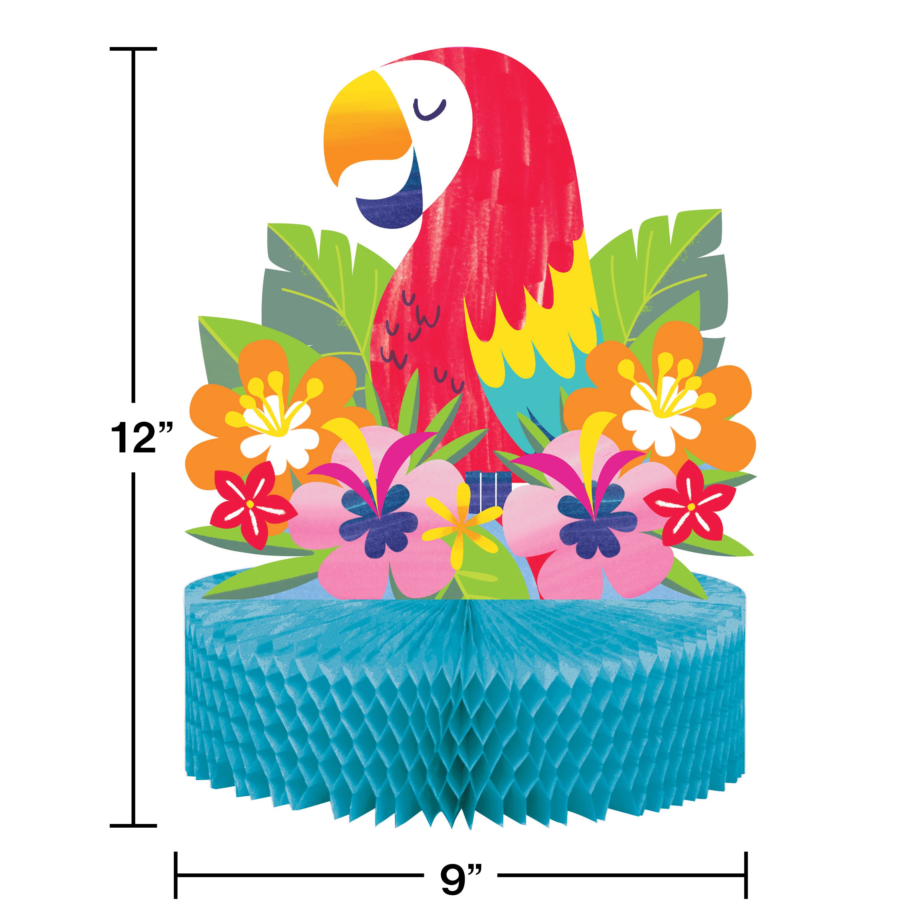 Parrot Centerpiece Luau Party Tropical Party Decoration | Etsy
