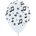Five Fun Musical Notes Balloons Latex, Dance Party Balloon, Music Notes ...