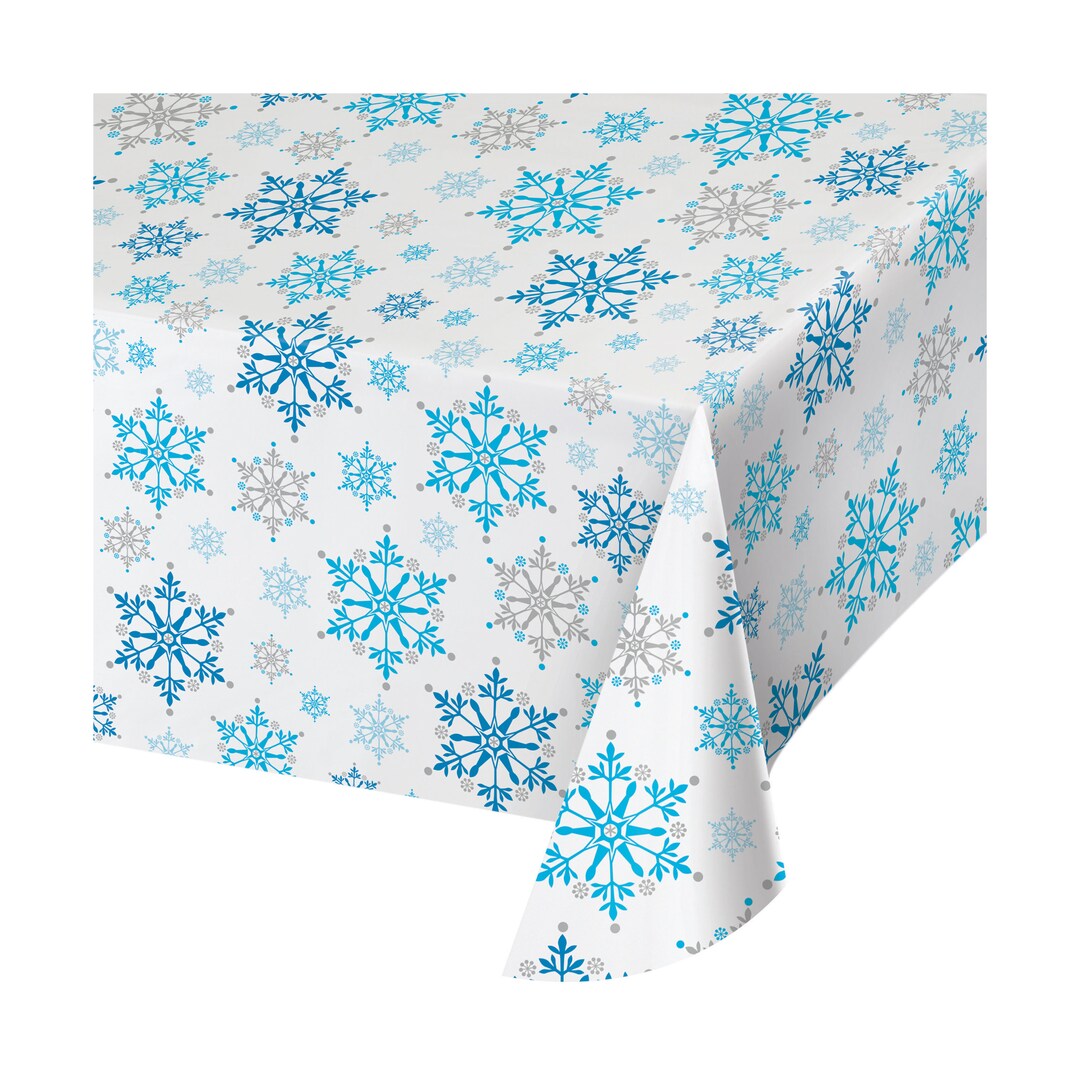Snowflake Tablecloth, Princess Party, Princess Birthday, Snowflake ...