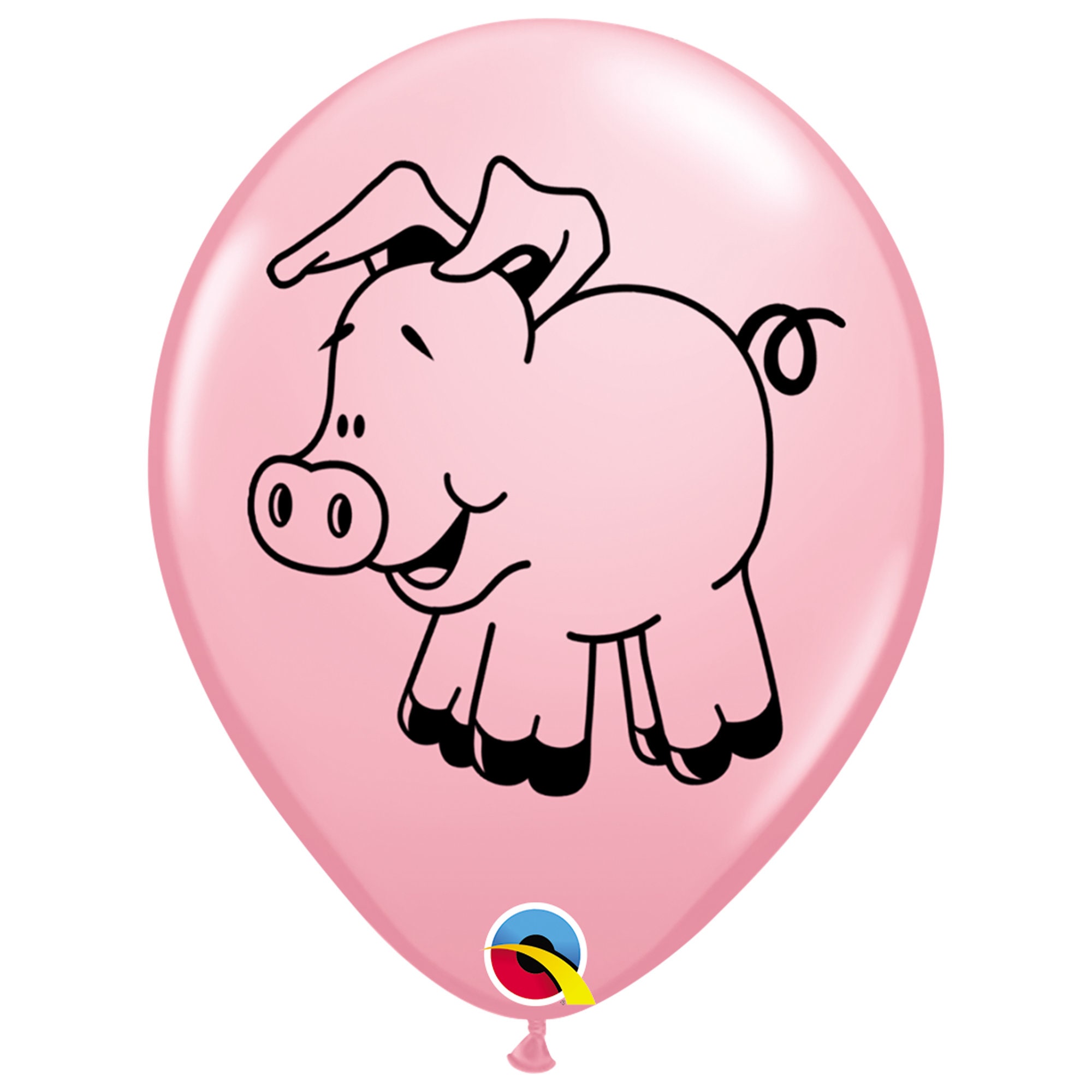How To Draw A Pig Face On A Balloon