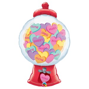 Gumball Machine Balloon 43", Candy Balloon, Love Machine, Balloon ...