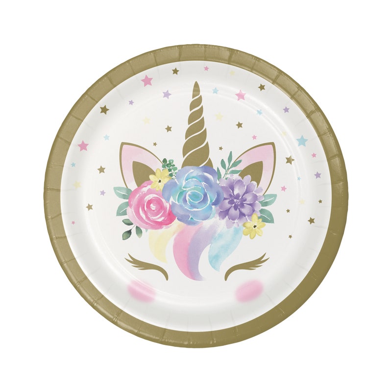 Unicorn Plates - Etsy
