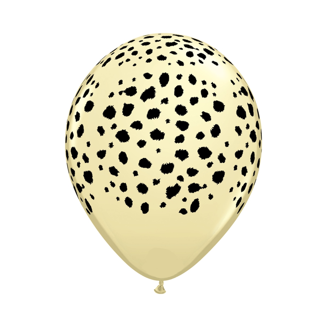 Five Cheetah Print Balloons, Animal Skin Balloon, Animal Hide Balloon ...
