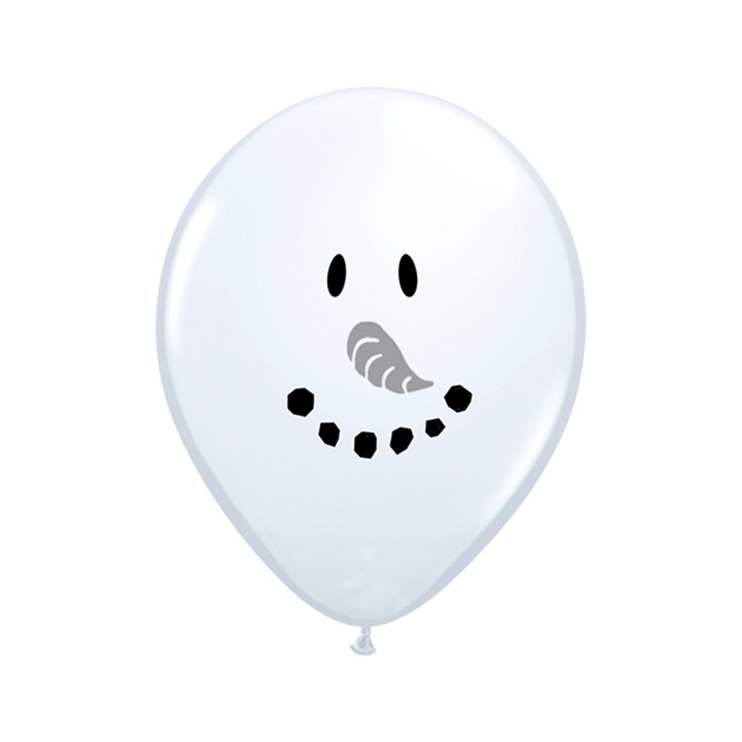 Ten Snowman Balloons 5", Christmas Balloons, Christmas Party, Christmas ...