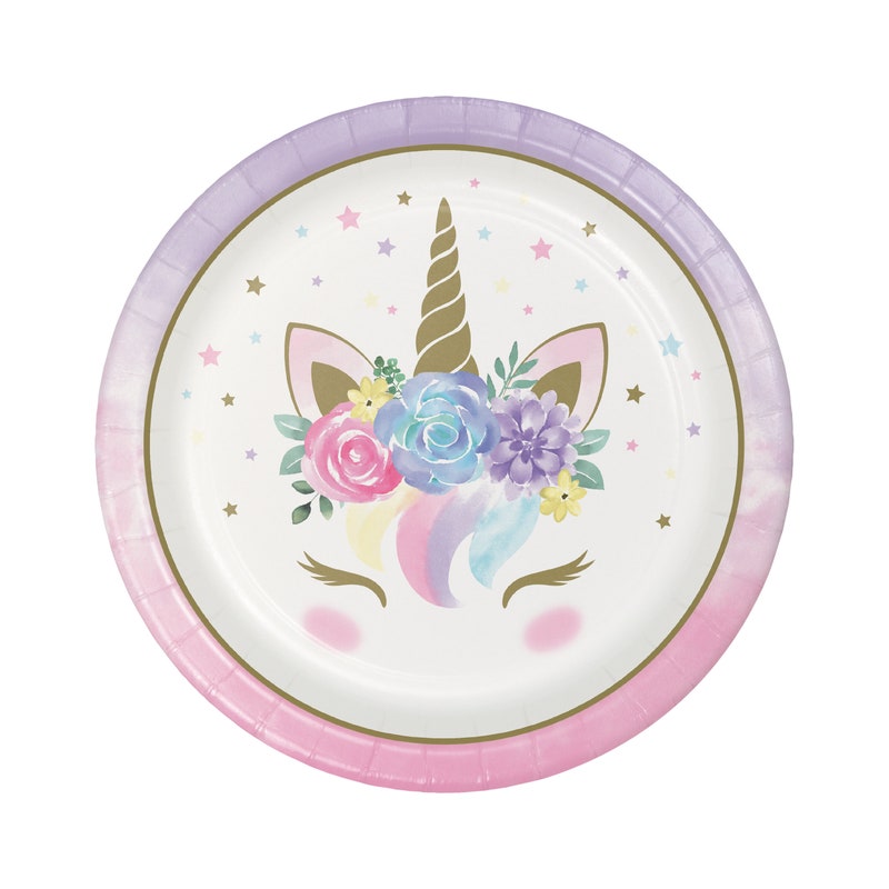 Unicorn Plates - Etsy