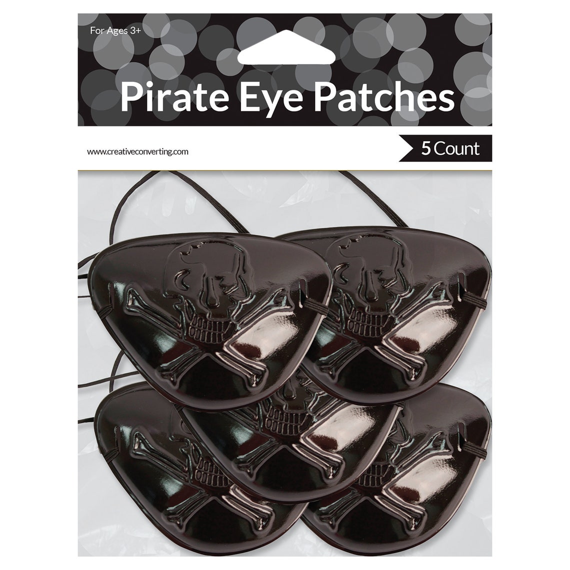 5 Pirate Eye Patches, Pirate Party, Pirate Birthday, Pirate Treasure ...