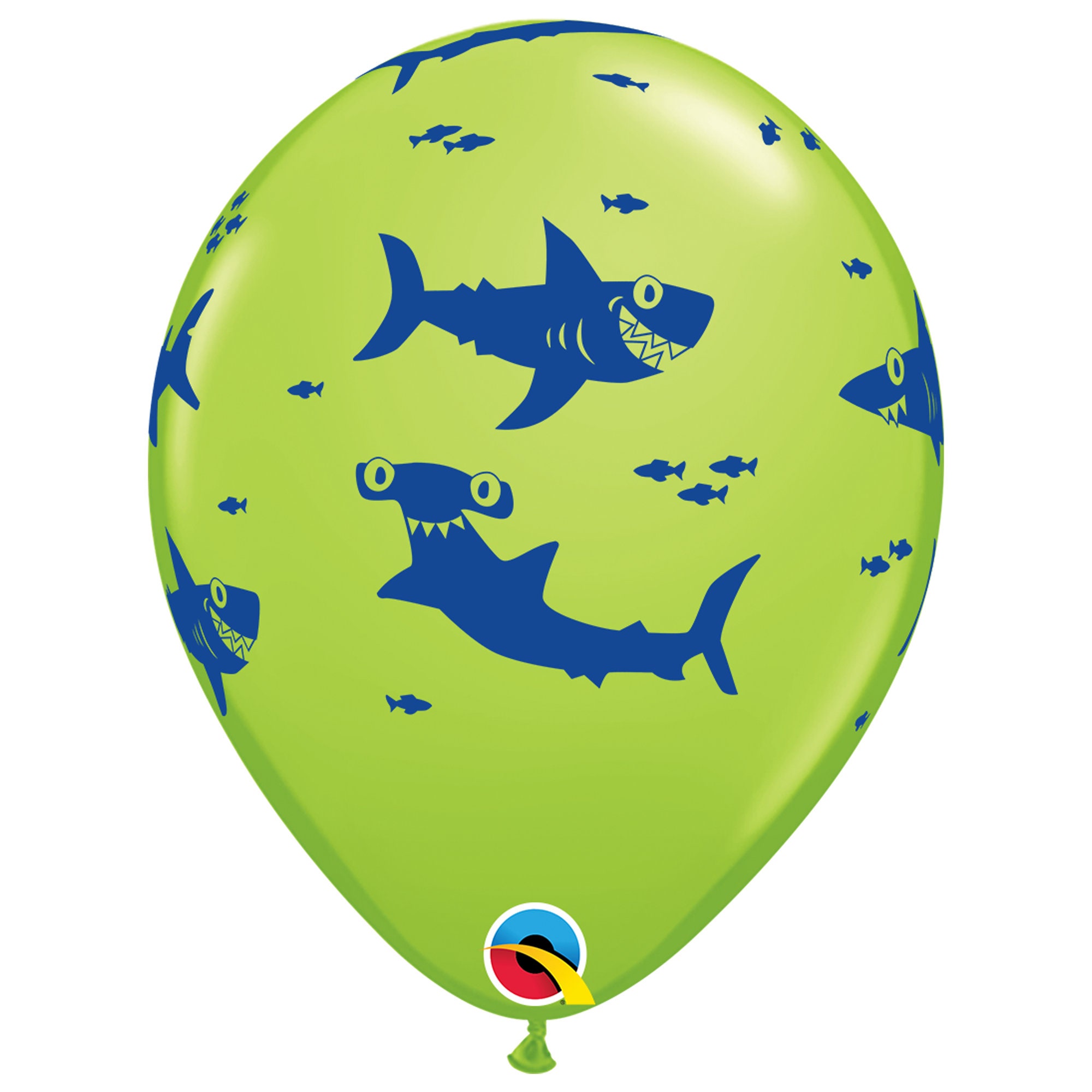 Five Shark Balloons Latex, Shark Themed Party, Shark Attack Party ...