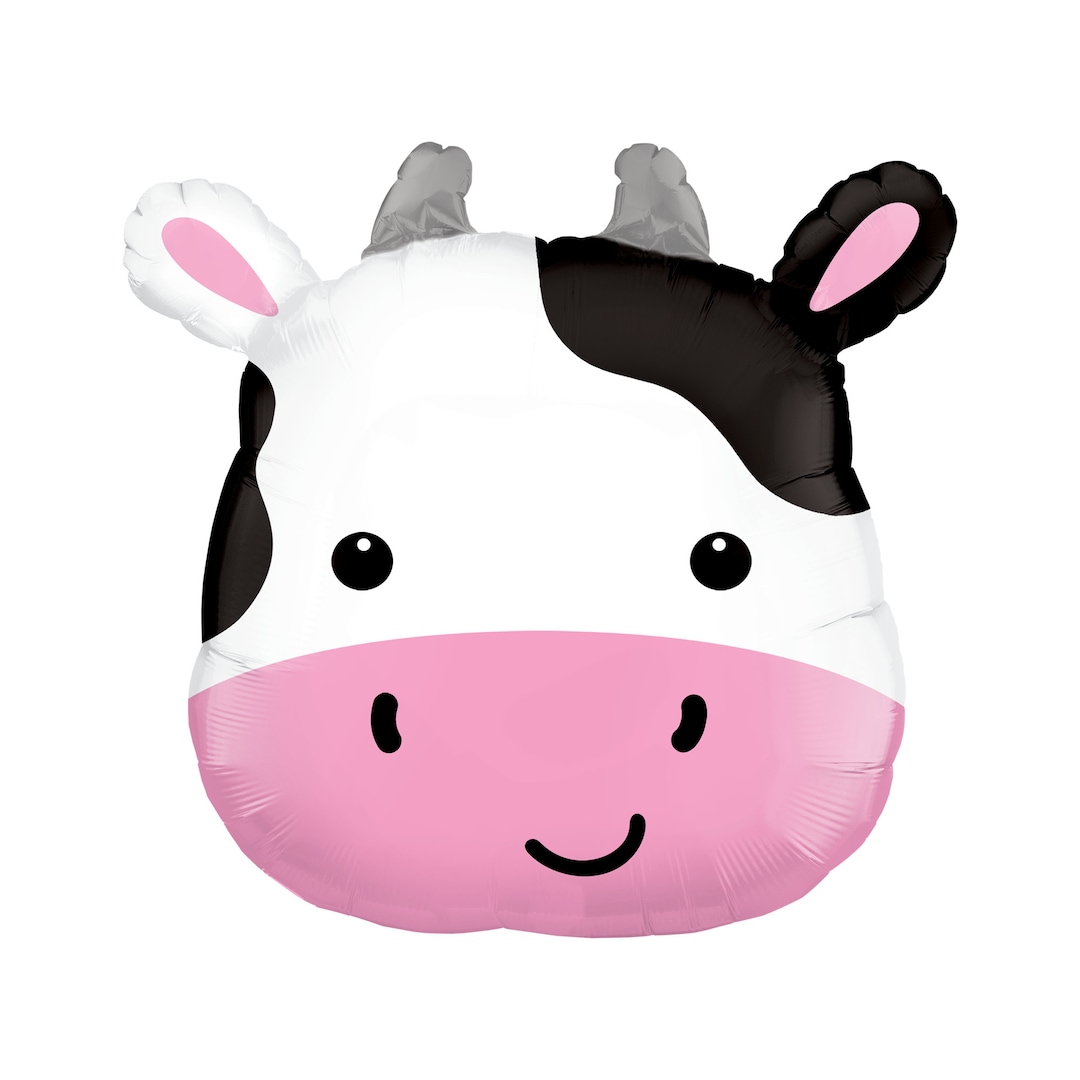 Cow Balloon 28", Barnyard Balloon, Farm Animal, Cow Party, Heifer ...