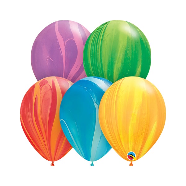 Marble Balloons - Etsy