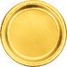 8 Gold Paper Plates 9", Gold Party Plates, Shiny Gold Plate, Gold Foil ...
