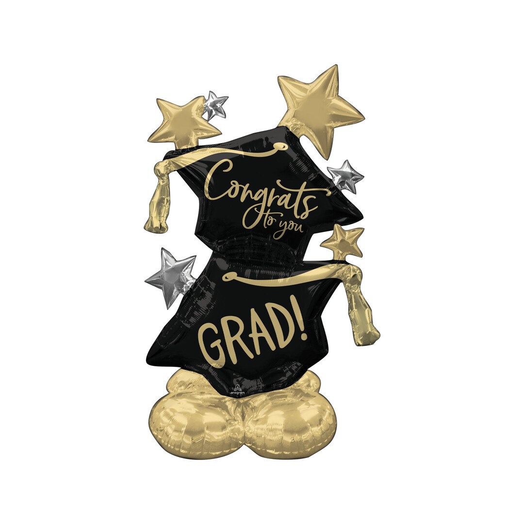 Congrats Grad Balloon Air Only 51", Graduation Party, College Graduate ...