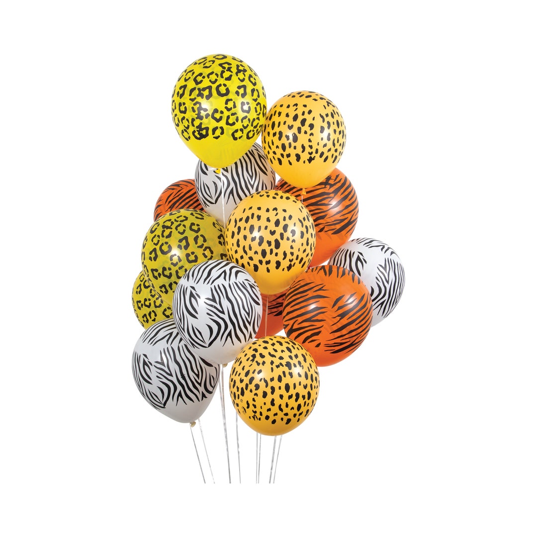 Fifteen Animals Balloons, Jungle Themed Party, Jungle Balloons, Safari ...
