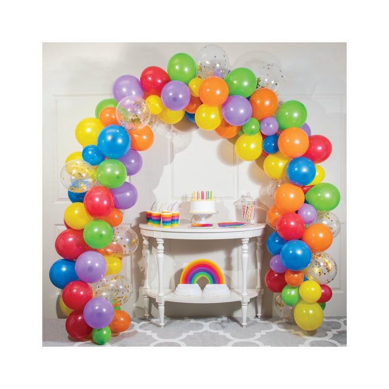 Rainbow Balloons - Etsy