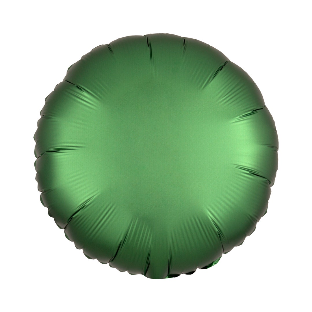 Green Circle Balloon 18", Emerald Balloon, Anniversary Balloon, Circle ...