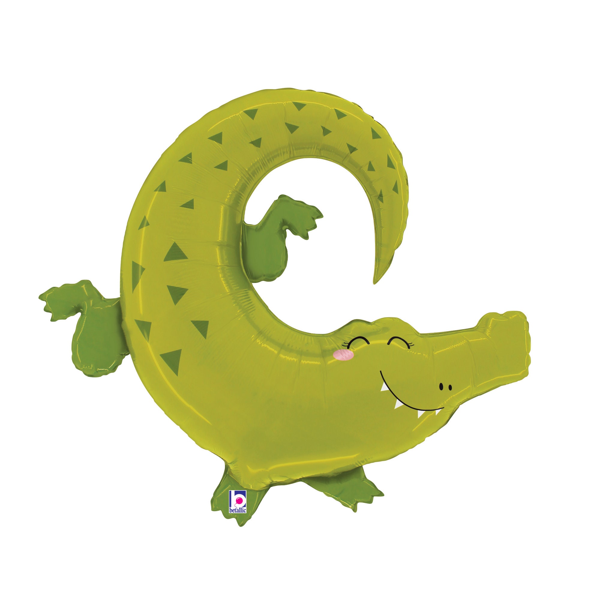Alligator Balloon 34", Crocodile Balloon, Jungle Party, Alligator ...