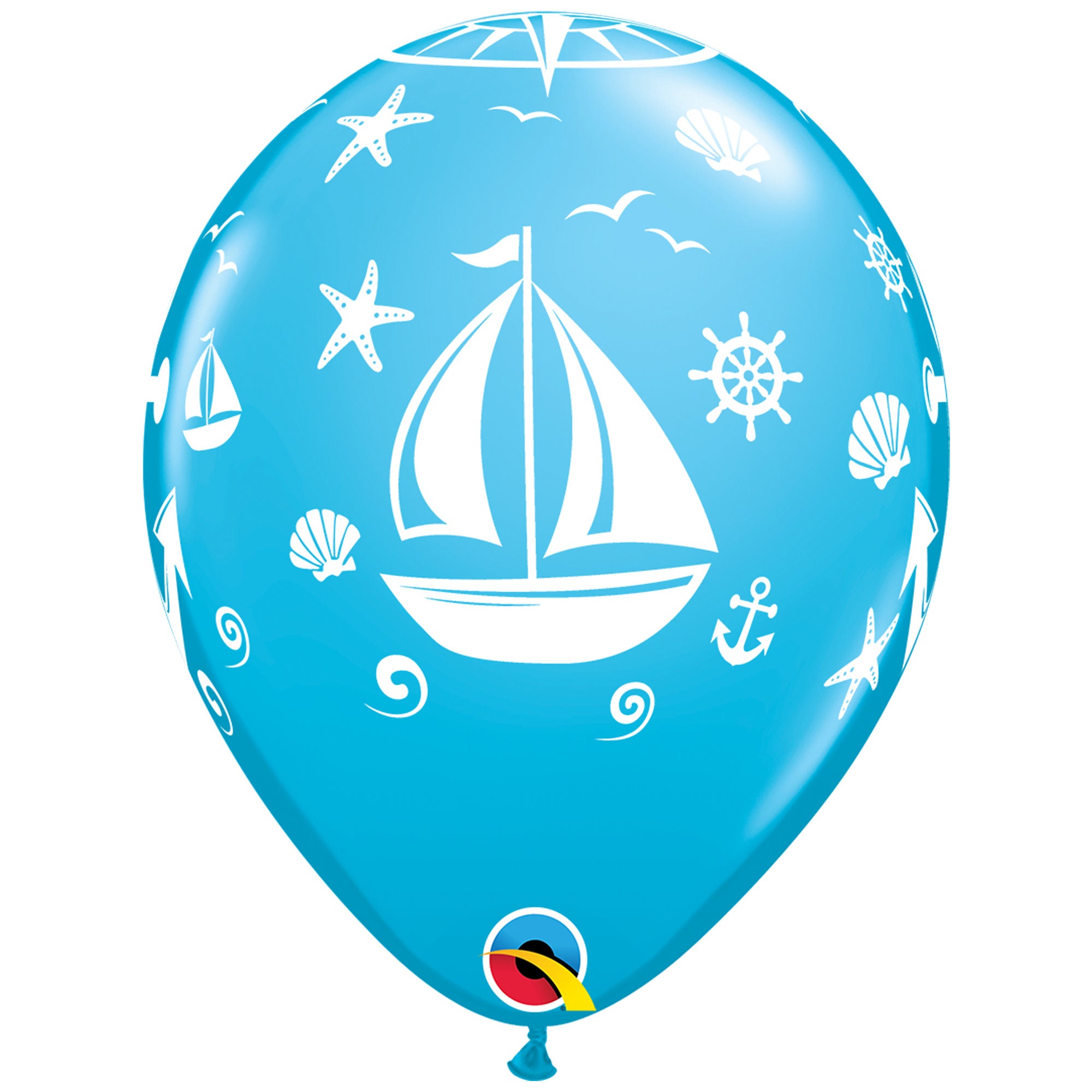 Five Nautical Balloons, Anchor Balloon, Sailboat Balloon, Seaside ...