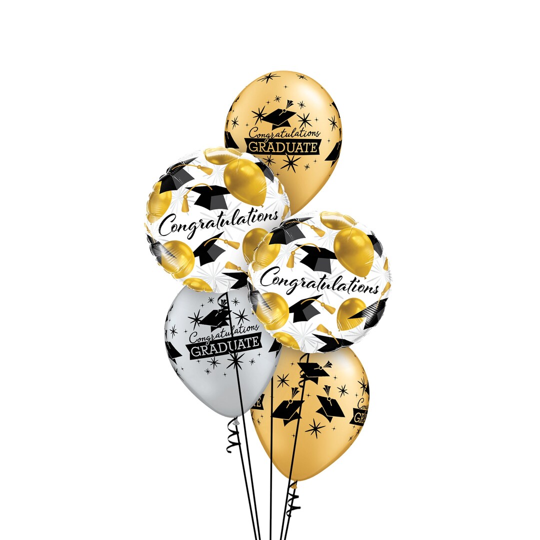 Congratulations Balloon Bouquet, Graduation Party, College Graduate ...