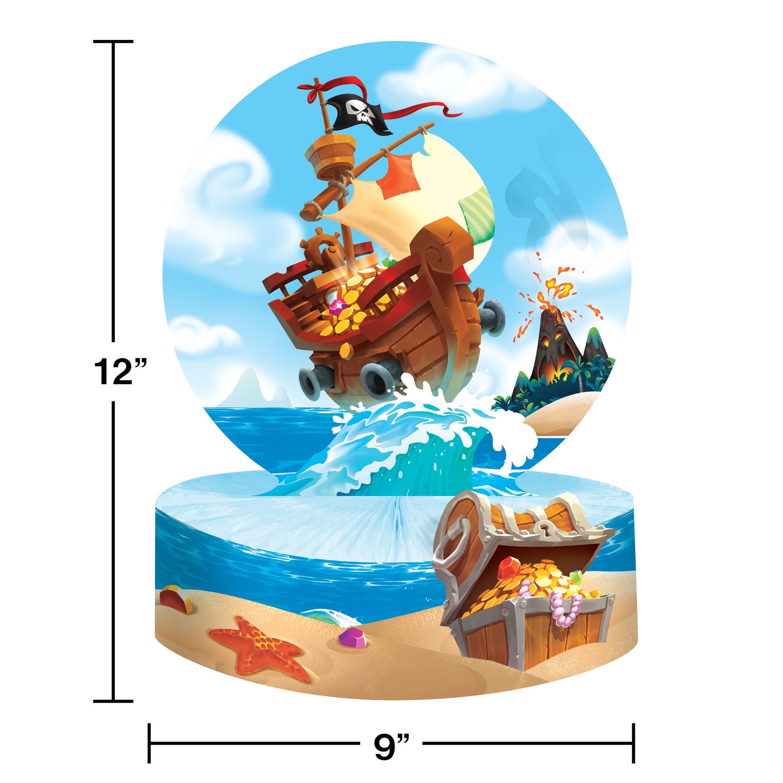 Pirate Centerpiece Pirate Birthday Pirate themed Party | Etsy