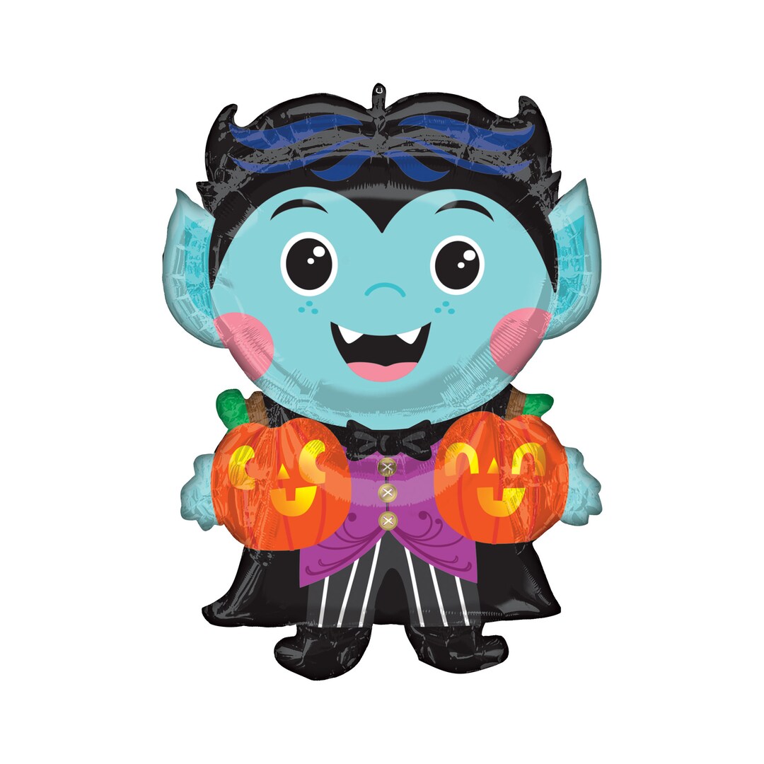 Vampire Balloon 30", Happy Halloween, Halloween Balloons, Halloween ...
