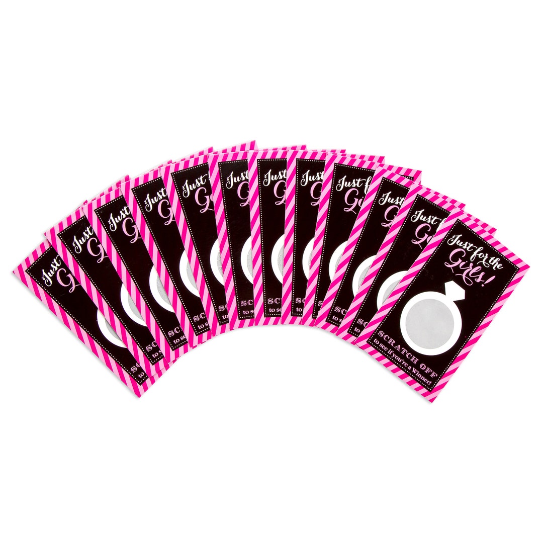 12 Bachelorette Party Scratch Tickets, 2 Winners in Each Pack ...