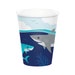 8 Shark Paper Cups 9 Oz, Shark Birthday, Shark Party, Shark Decorations ...