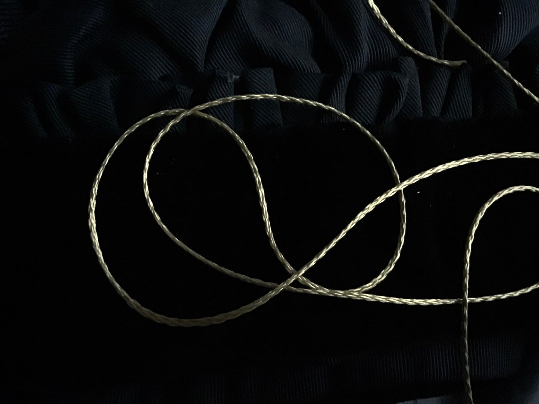 Golden Cord, Heavy Old Golden Cotton Cord, Approx. 2 Mm, 3 M - Etsy