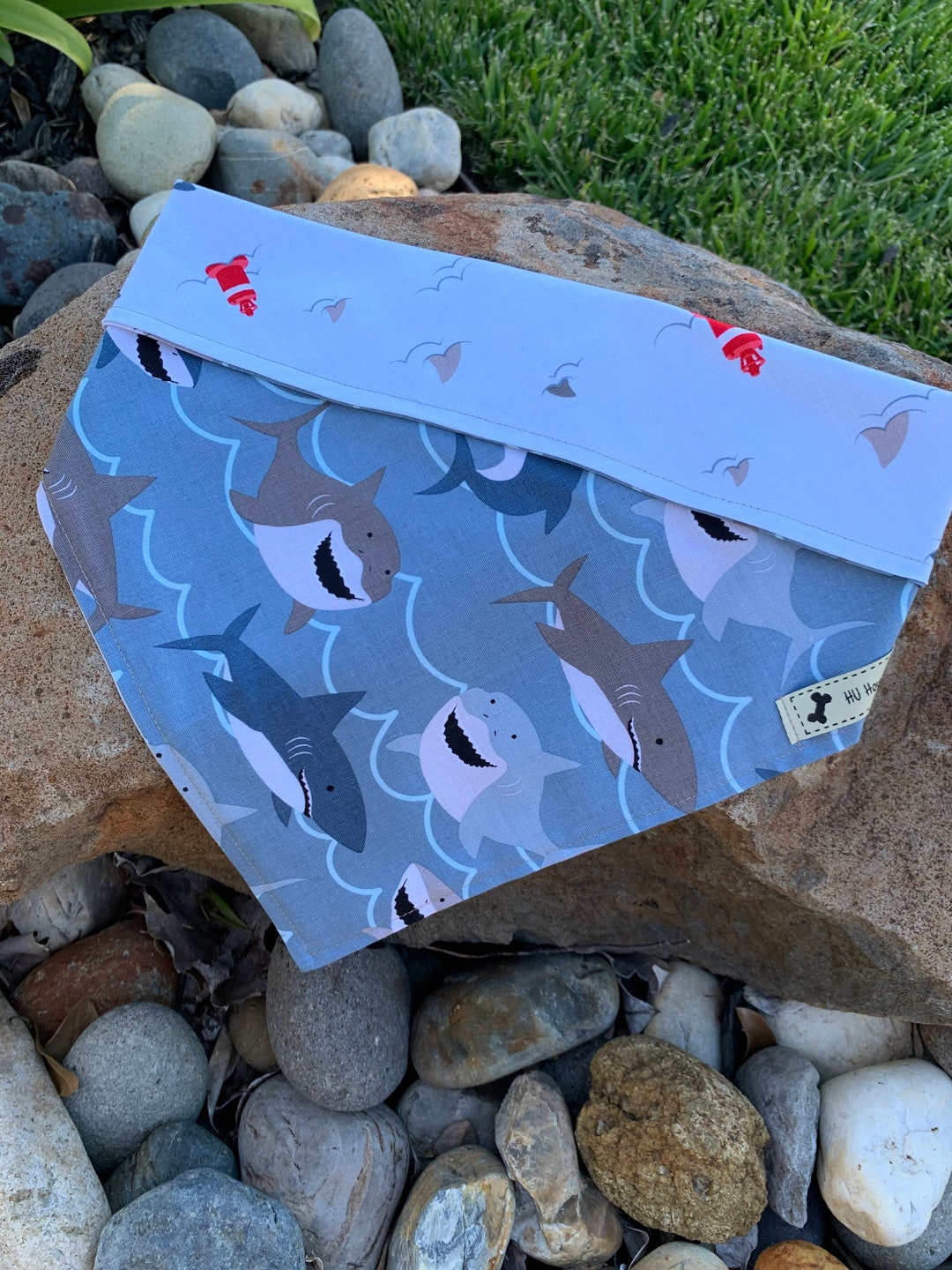 SHARK HU Rag (dog Bandana) Multiple Sizes - Etsy