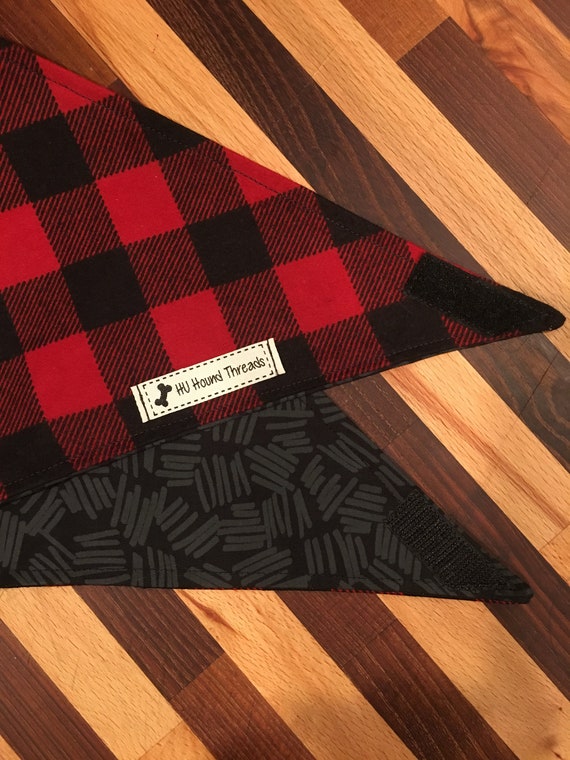 Buffalo Check HU Rag Bandana para perros | Etsy