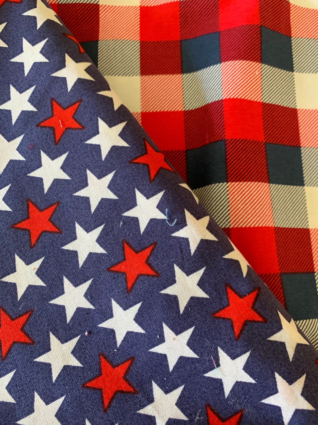 Patriotic Plaid HU Rag (dog Bandana) Multiple Sizes - Etsy