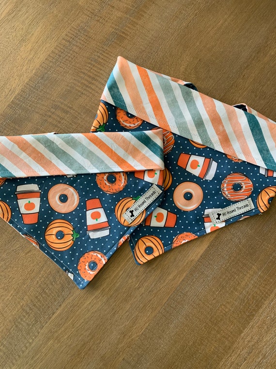 Pumpkin Spice HU Rag Dog Bandana Multiple Sizes | Etsy
