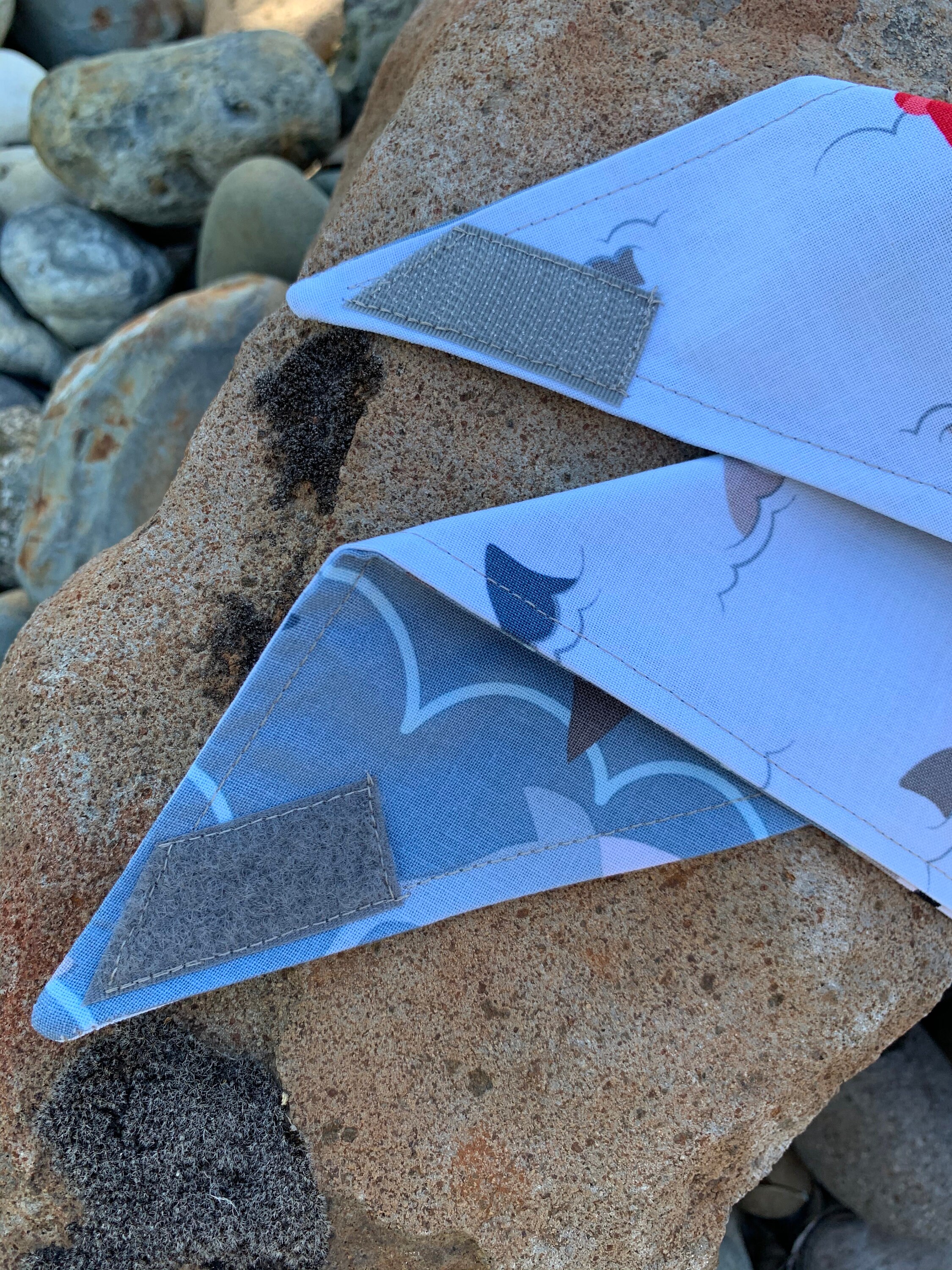 SHARK HU Rag dog Bandana Multiple Sizes - Etsy