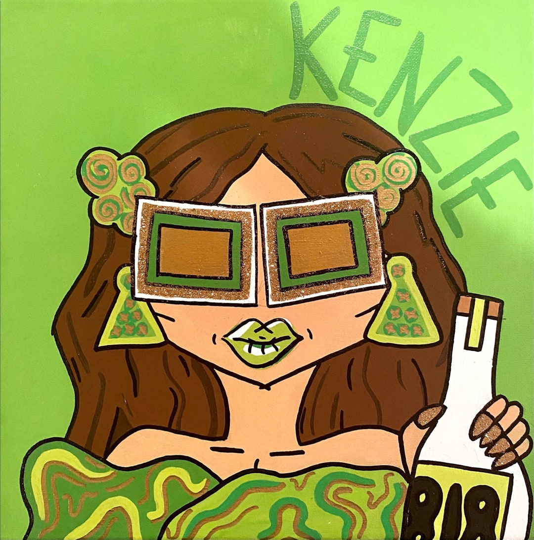Groovy Girl Portrait - Etsy