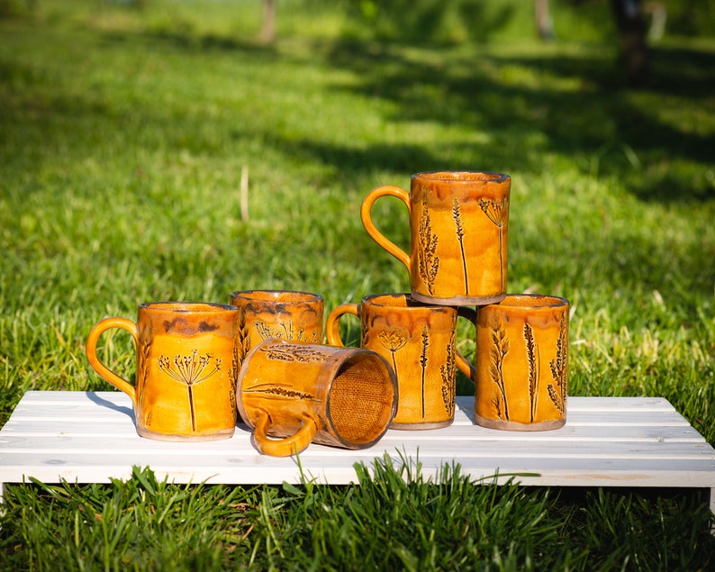 Personalized Pottery mug Ceramic Tea mug Unique handmade | Etsy