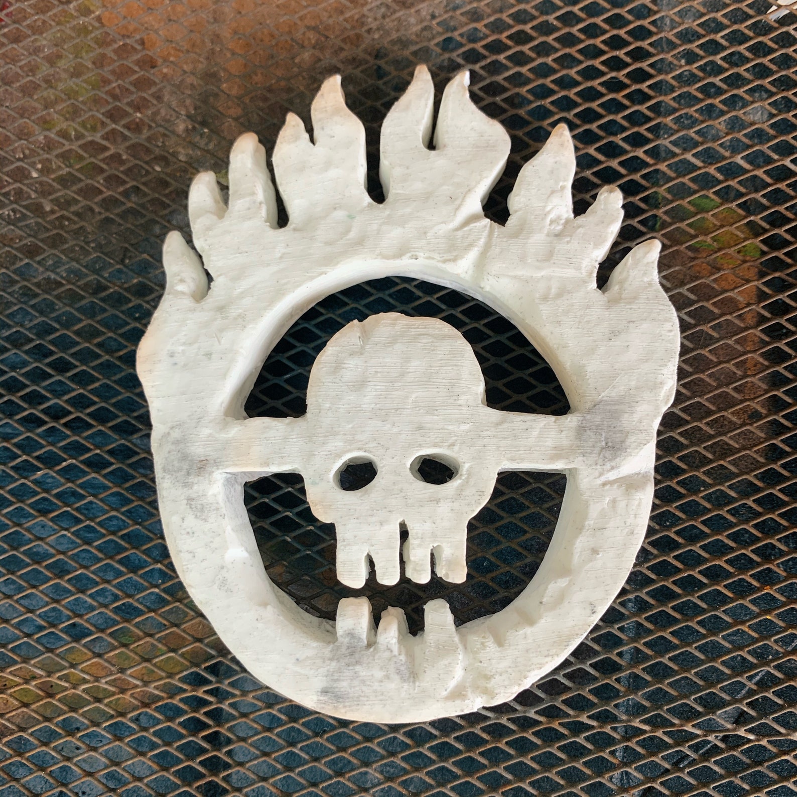Mad Max Fury Road Flaming Skull Ornament - Etsy