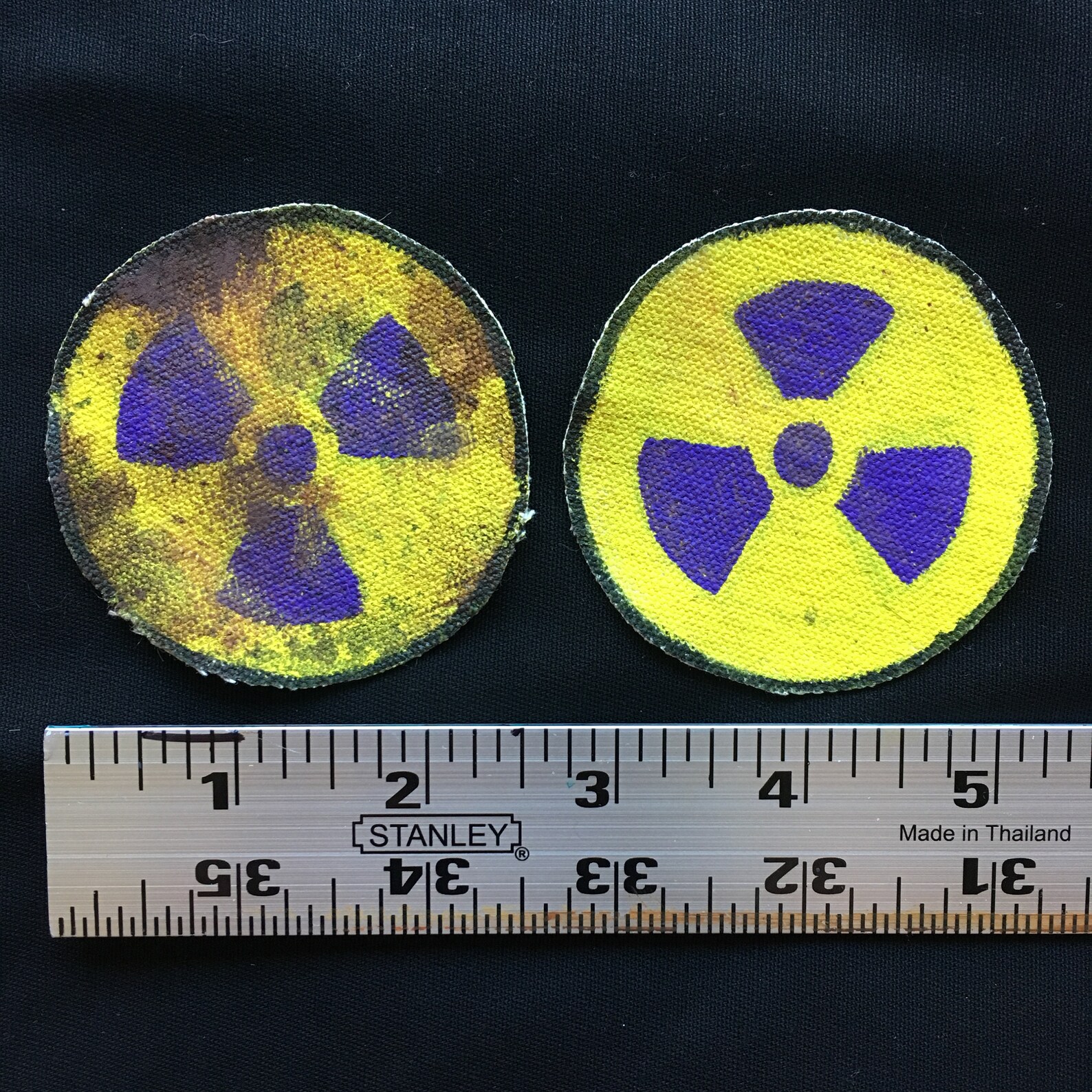 Radiation Hazard Sign Patch Post Apocalyptic - Etsy