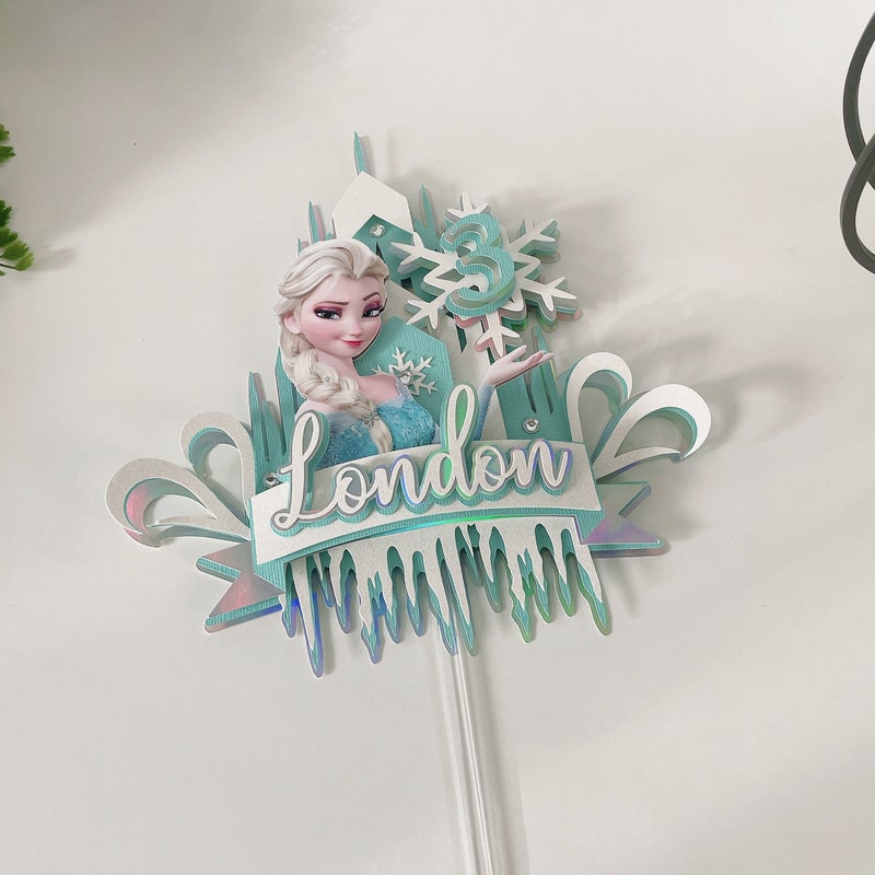 Elsa Cake Topper - Etsy