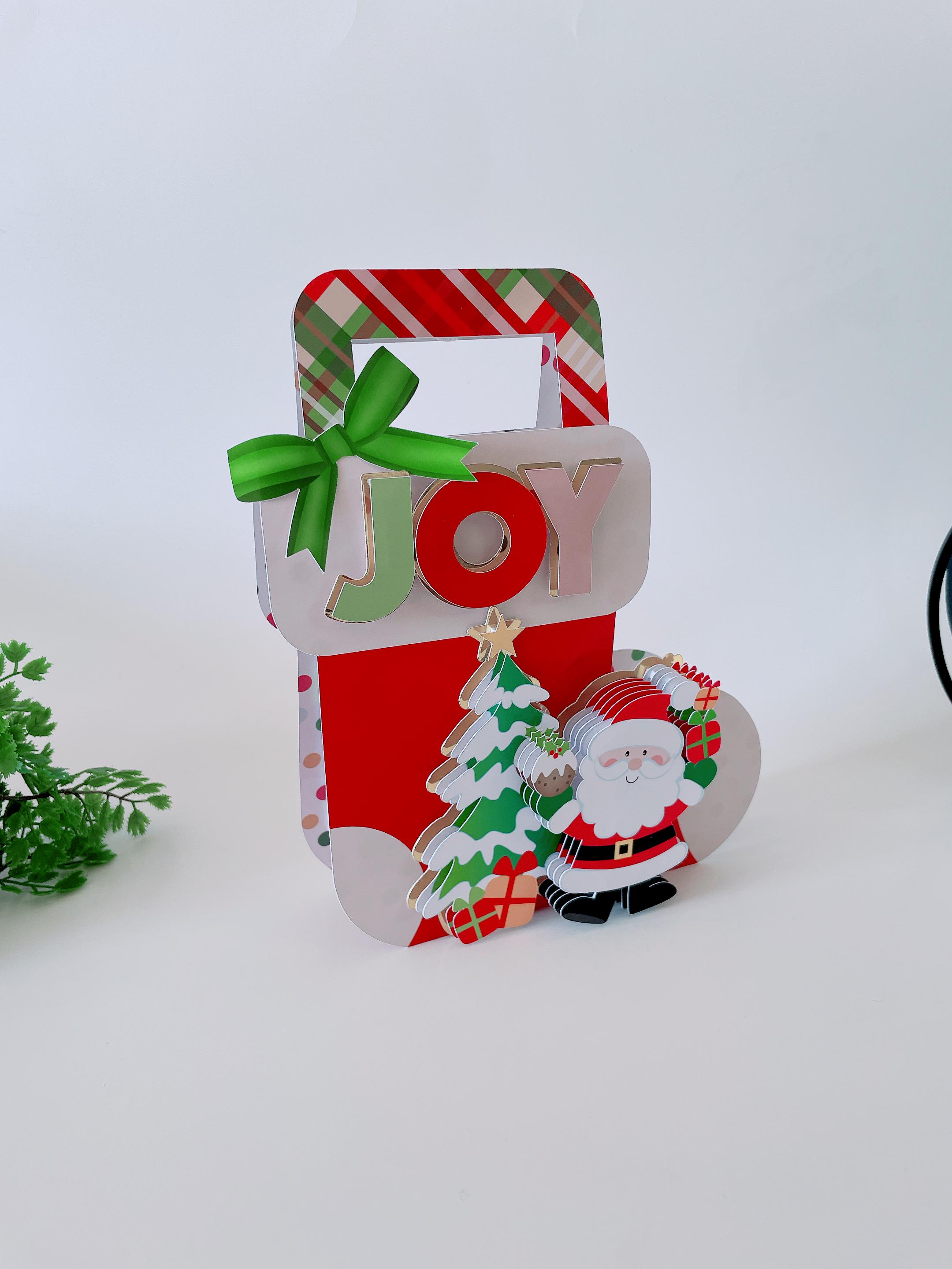 Santa's Boots Activity Bag. SVG and Studio Template for Cricut and ...