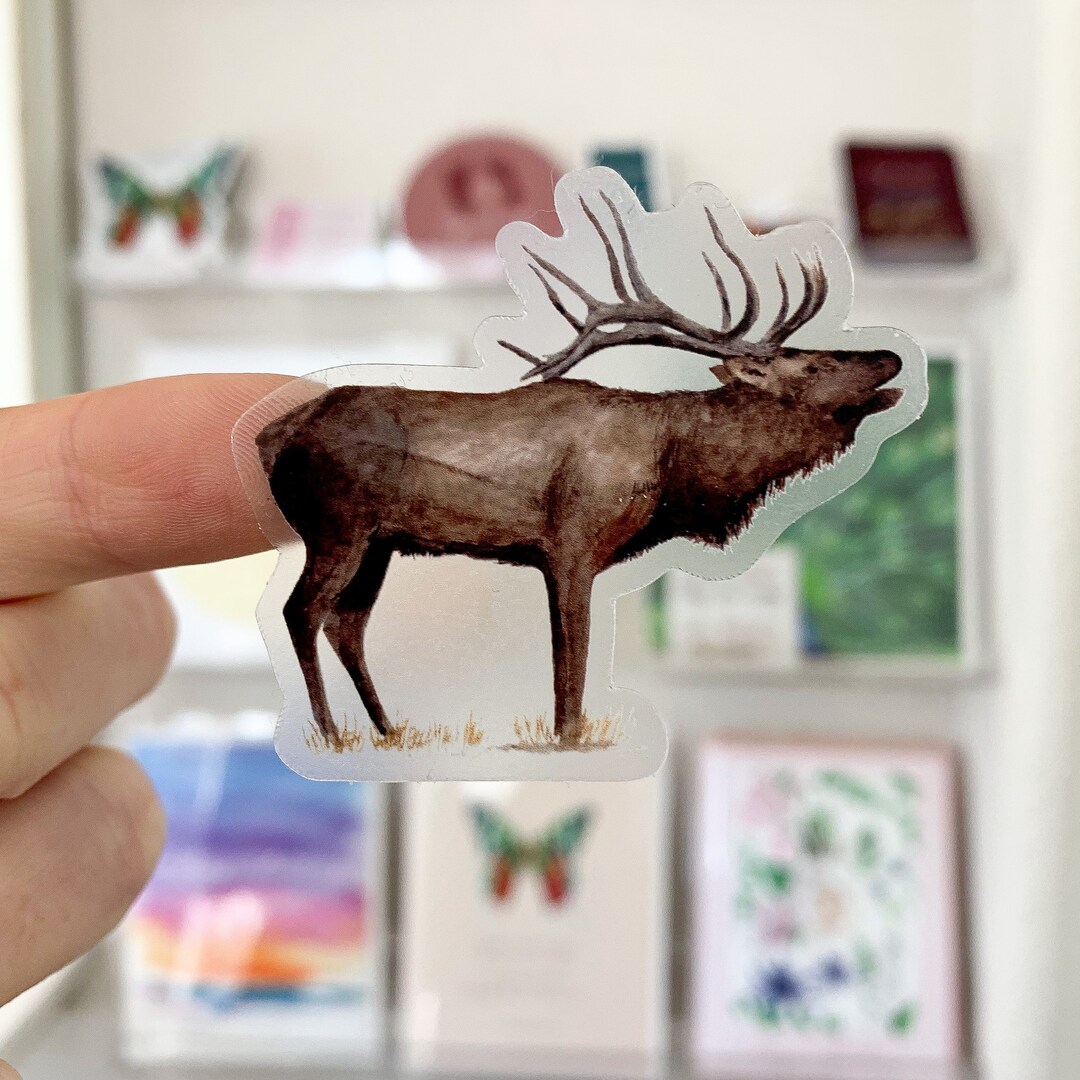 Elk Sticker - Etsy
