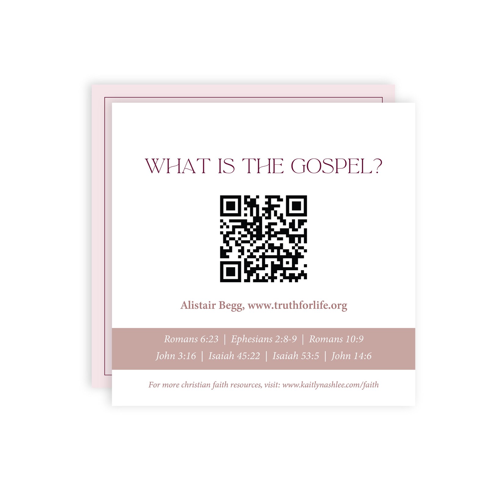 Sharing Scripture Cards Gospel Tracts - Etsy