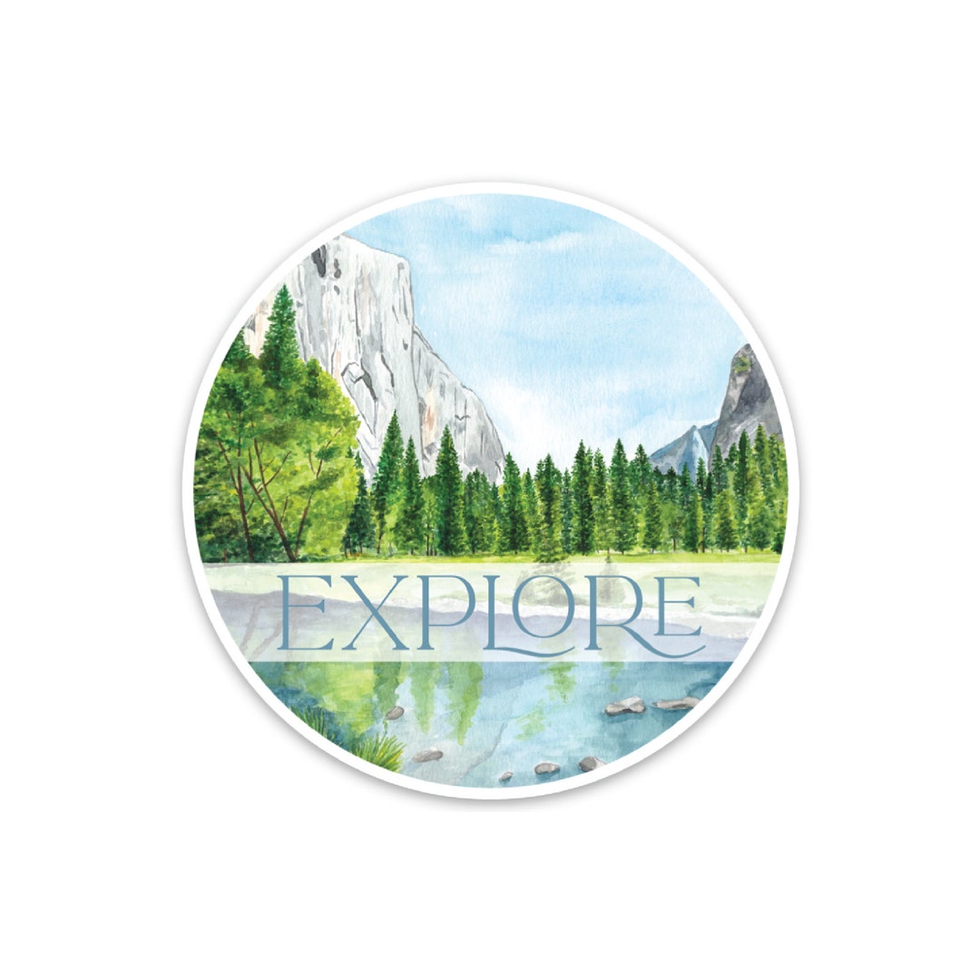 Explore Yosemite Sticker - Etsy