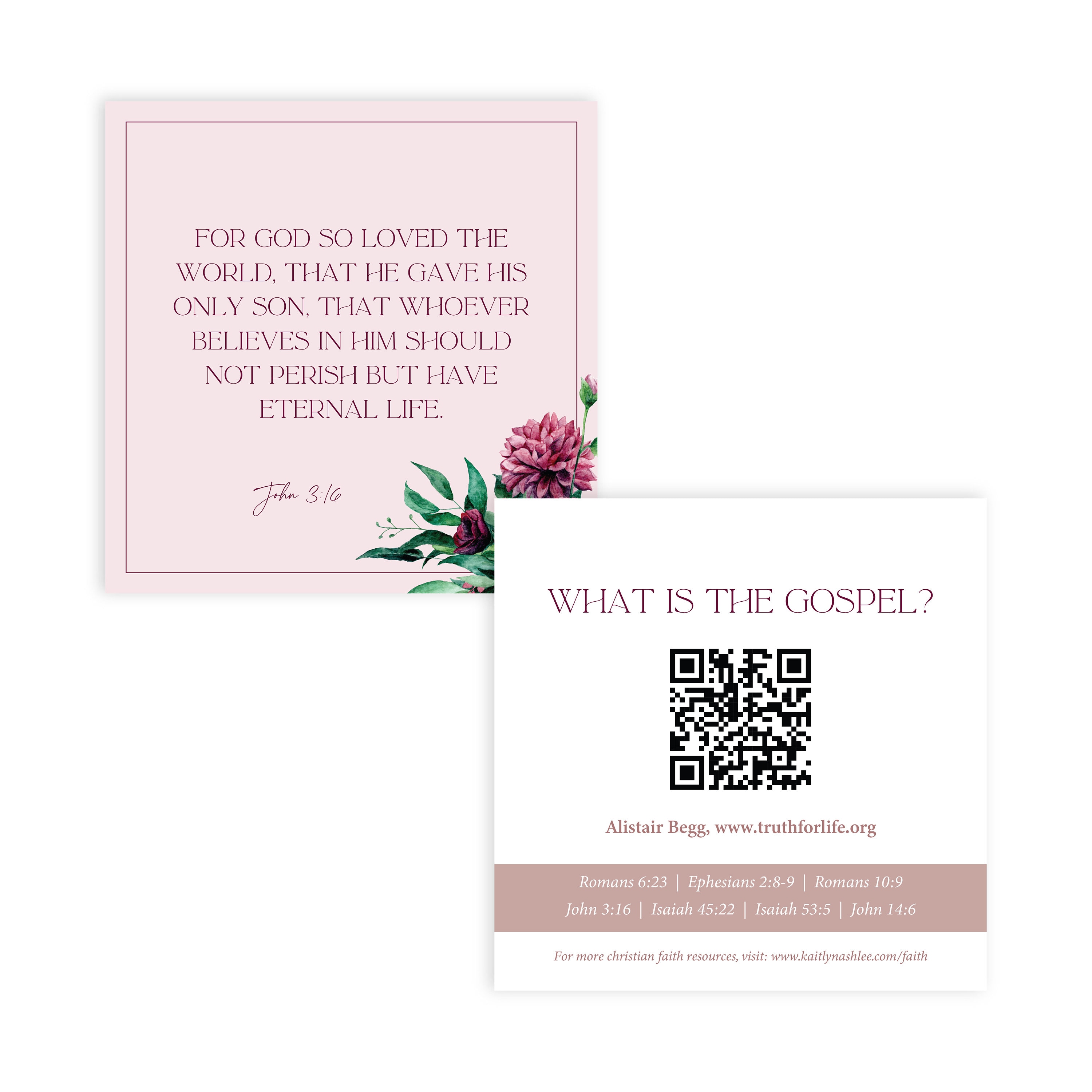 Sharing Scripture Cards, Gospel Tracts - Etsy