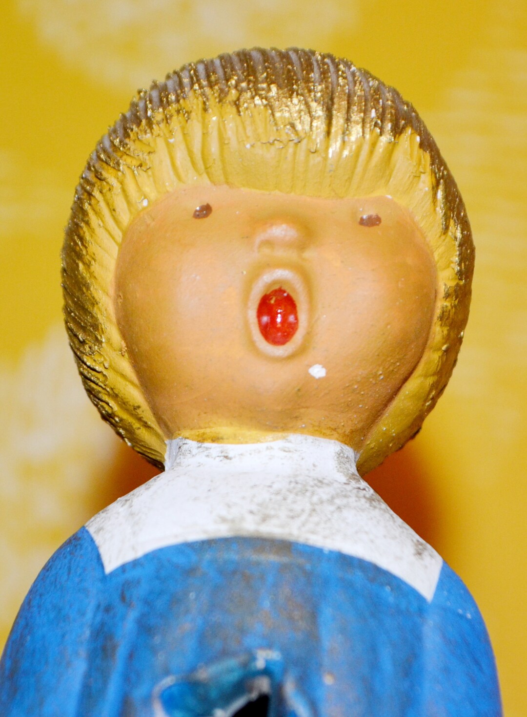 Vintage Weihnachts Engel Singer Figur Kerzenständer 70er Jahre Retro ...
