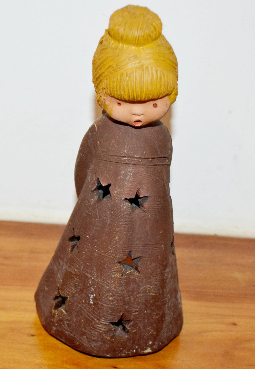 Vintage Weihnachts Engel Singer Figur Jullar Made in Spain 70er Jahre ...