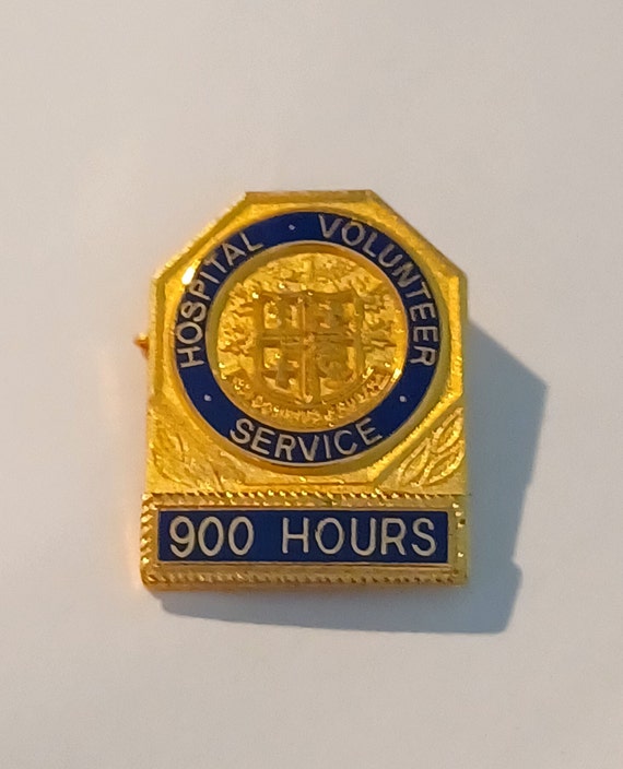 Hospital Volunteer Service 900 Hours Lapel/Hat Pin So… - Gem