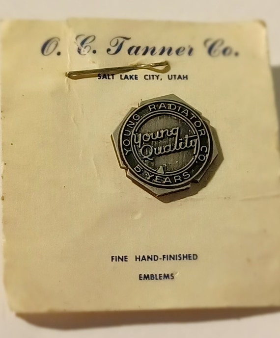 Young Quality Young Radiator Co. 5 Years Award Sterling Silver - Etsy