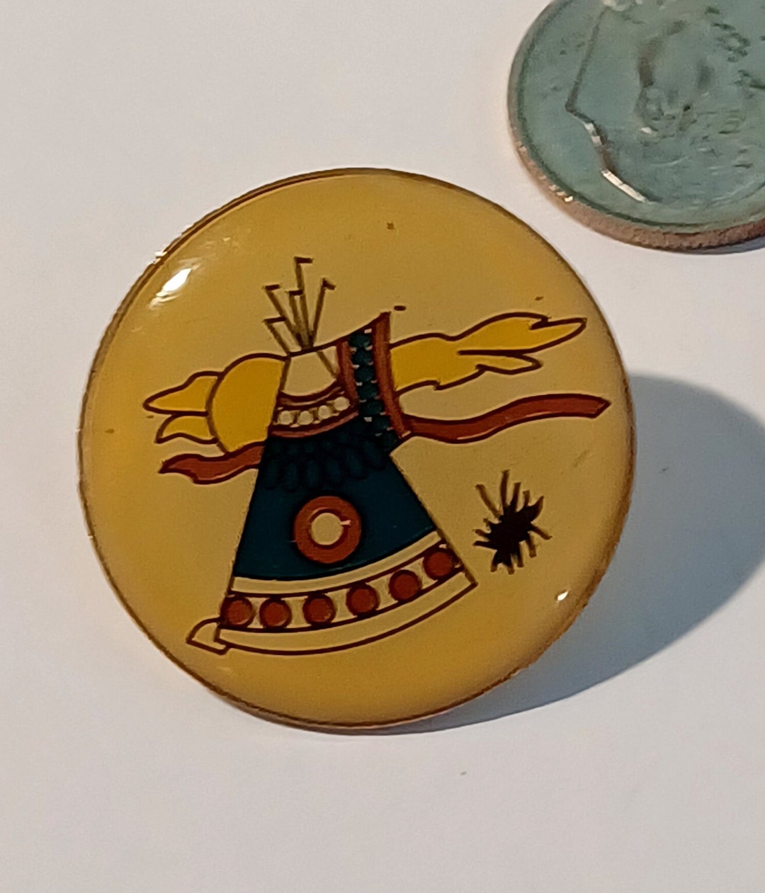 Vintage Tiyospaye Club St Josephs School Chamberlin South Dakota Teepee ...