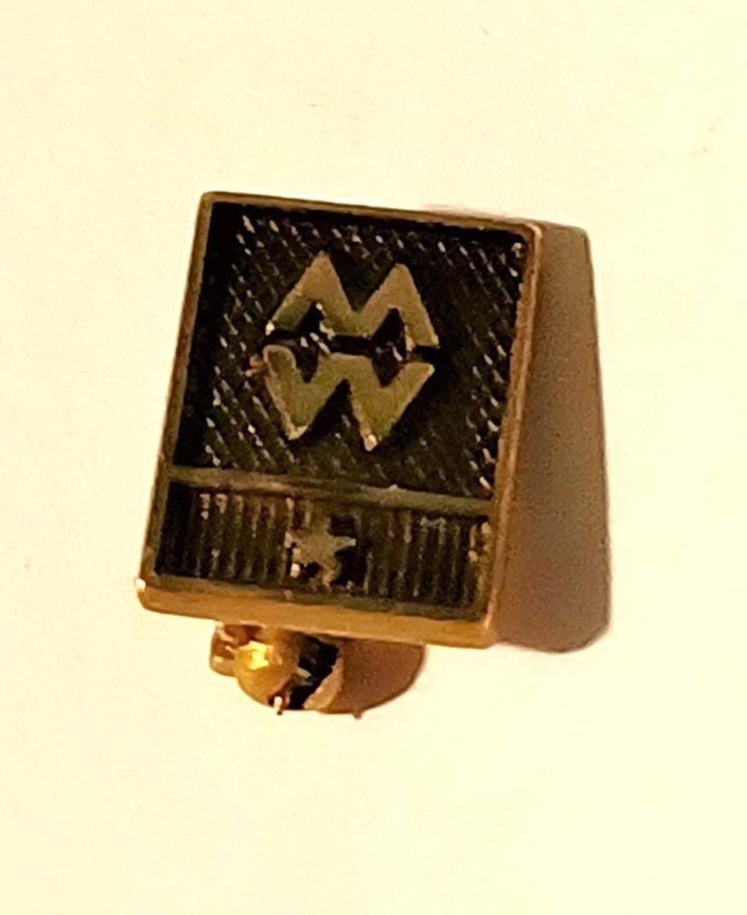 Vintage 1960s Montgomery Ward Service Pin 10 Years 1 Star 1/10k Gold ...
