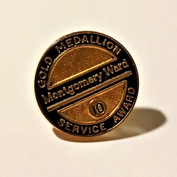 Gold Service Award Pins - Etsy