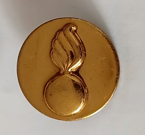 Vintage US Army Enlisted Ordnance Collar Insignia Mil… - Gem