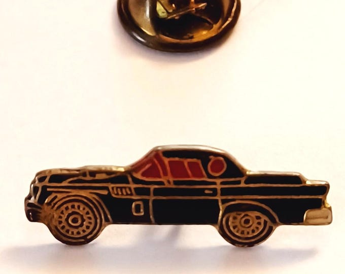 Vintage Black Ford Thunderbird Car Automobile Lapel Hat Tie Pin ...